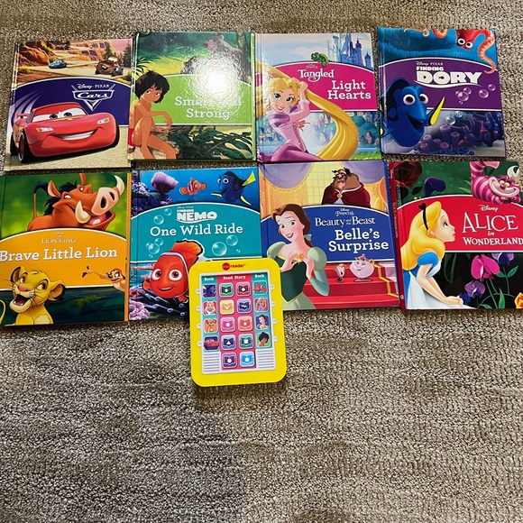 Disney | Toys | Disney Kids Interactive Storybook Set Mereader 8 Books ...